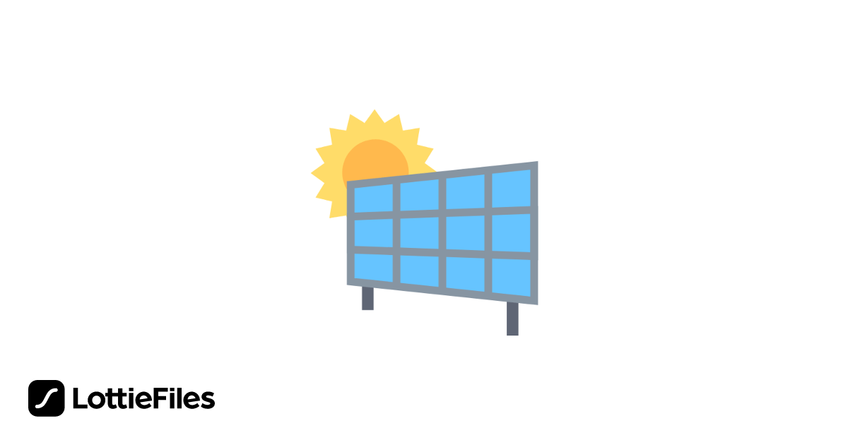 Free Solar Panel Animation by Monarch | LottieFiles
