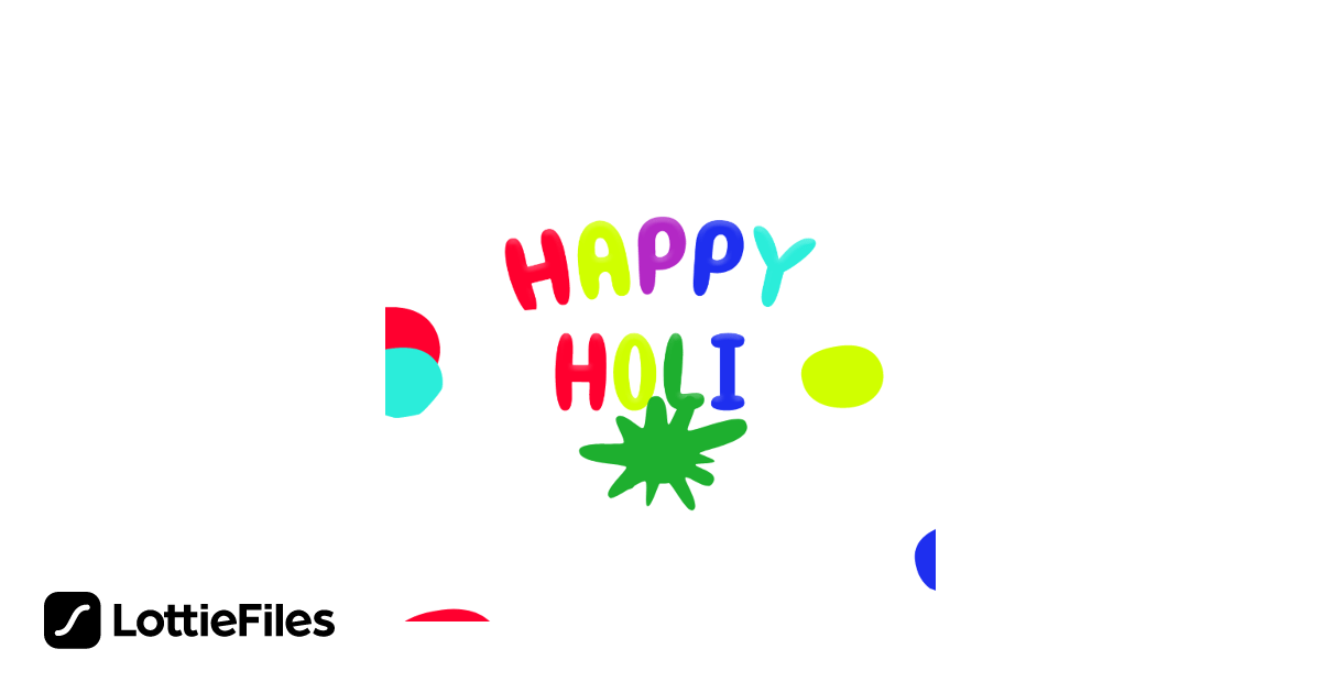 Free Happy Holi 2021 Animation by Akash Gupta | LottieFiles