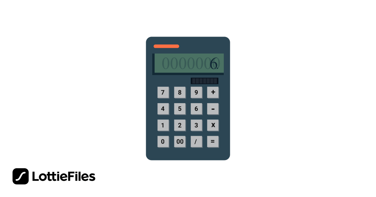 Free calculator Animation by Aexr Graphics | LottieFiles