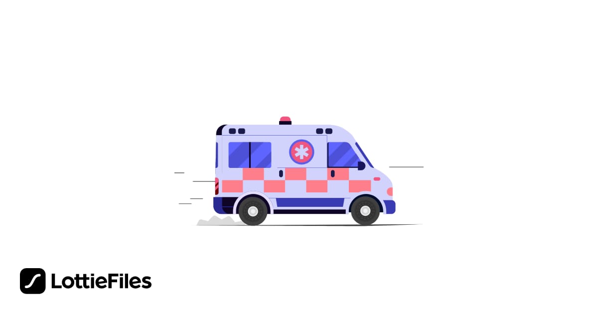 Free Ambulance Animation by Ishaan Sharma | LottieFiles
