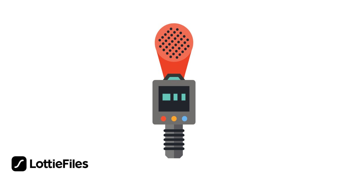 Free Mic Animation Animation by Aexr Graphics | LottieFiles