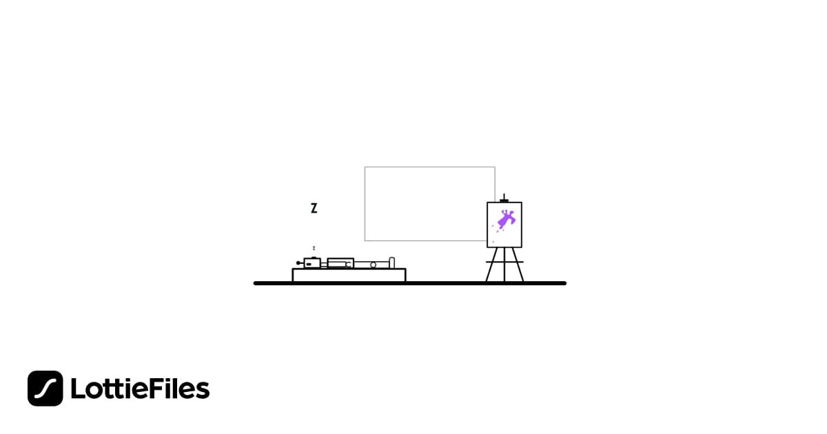 Free Sleeping Robot Animation by Minhajur Rahman | LottieFiles