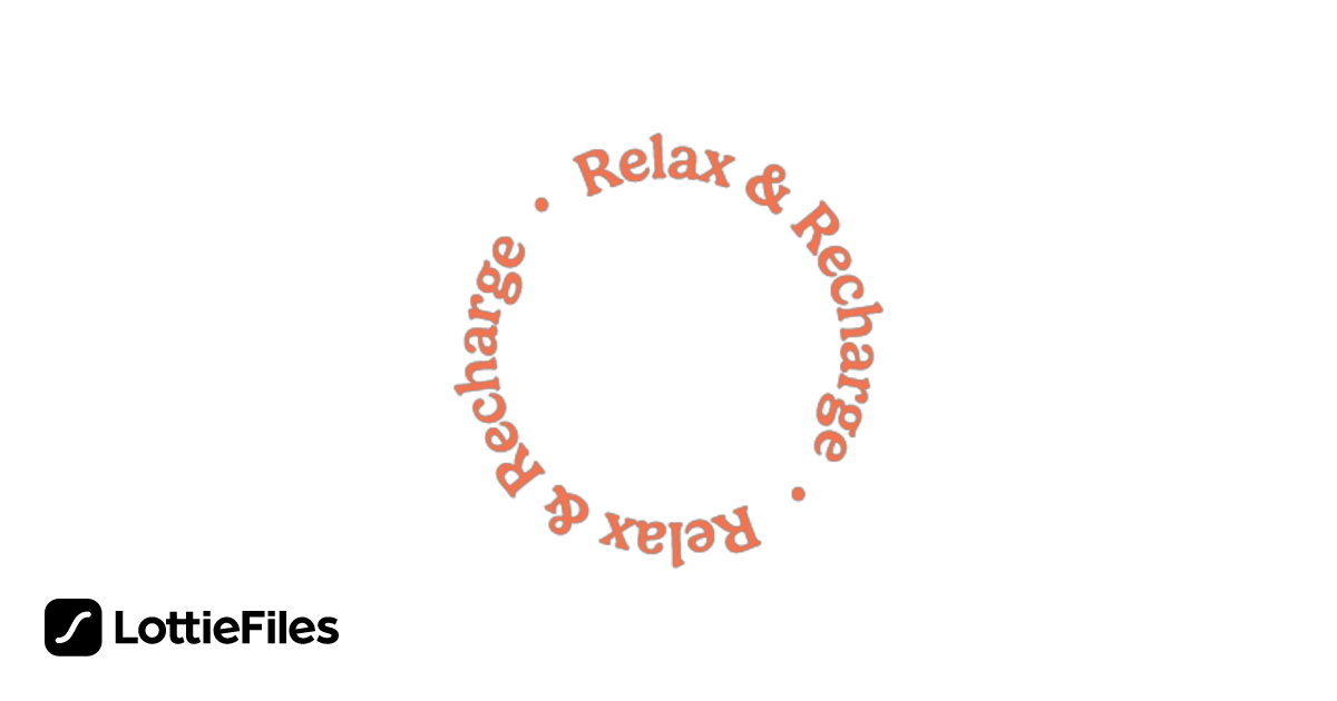 Free Relax-Recharge Animation by Trudy Tsan | LottieFiles