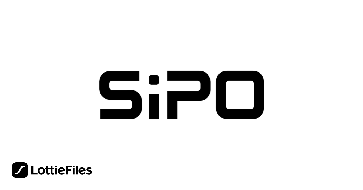 Free SIPO logo Lottie JSON animation Animation by Tinymotion | LottieFiles