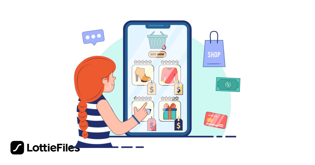 Free Shopping Animation by Priyanshu Rijhwani | LottieFiles