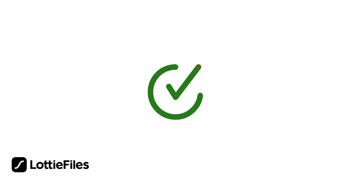 Free Thank You Check Animation by Jay Plaza | LottieFiles