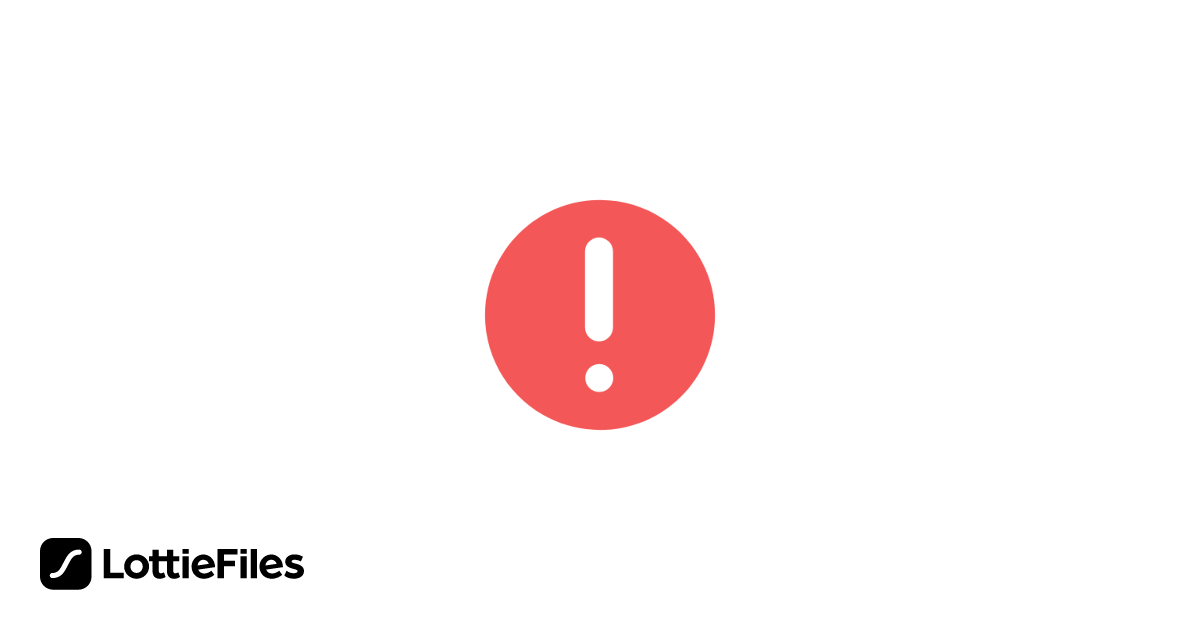 Free error_red_circular_filled Animation by Paras HS | LottieFiles