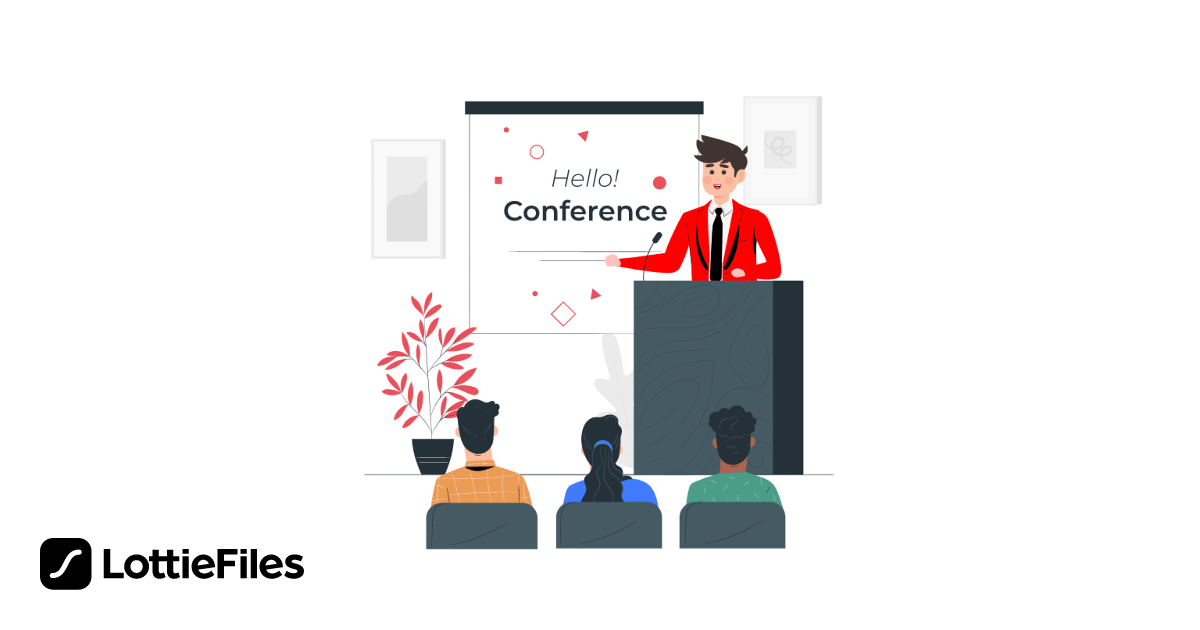 Free conference animation Animation by Rehman_javed | LottieFiles
