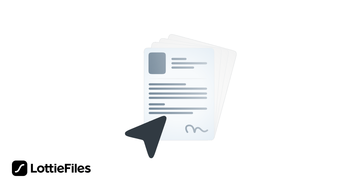 Free Document selection Animation by Menzo Korchit | LottieFiles