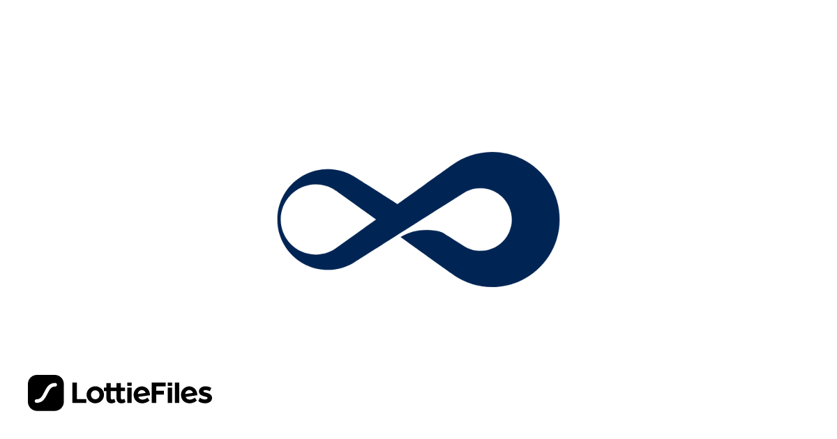 Free Infinity loop logo Lottie JSON animation Animation by Tinymotion ...