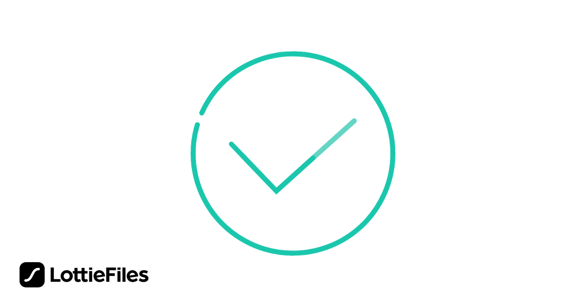 Free check icon animation Animation by Naokure | LottieFiles