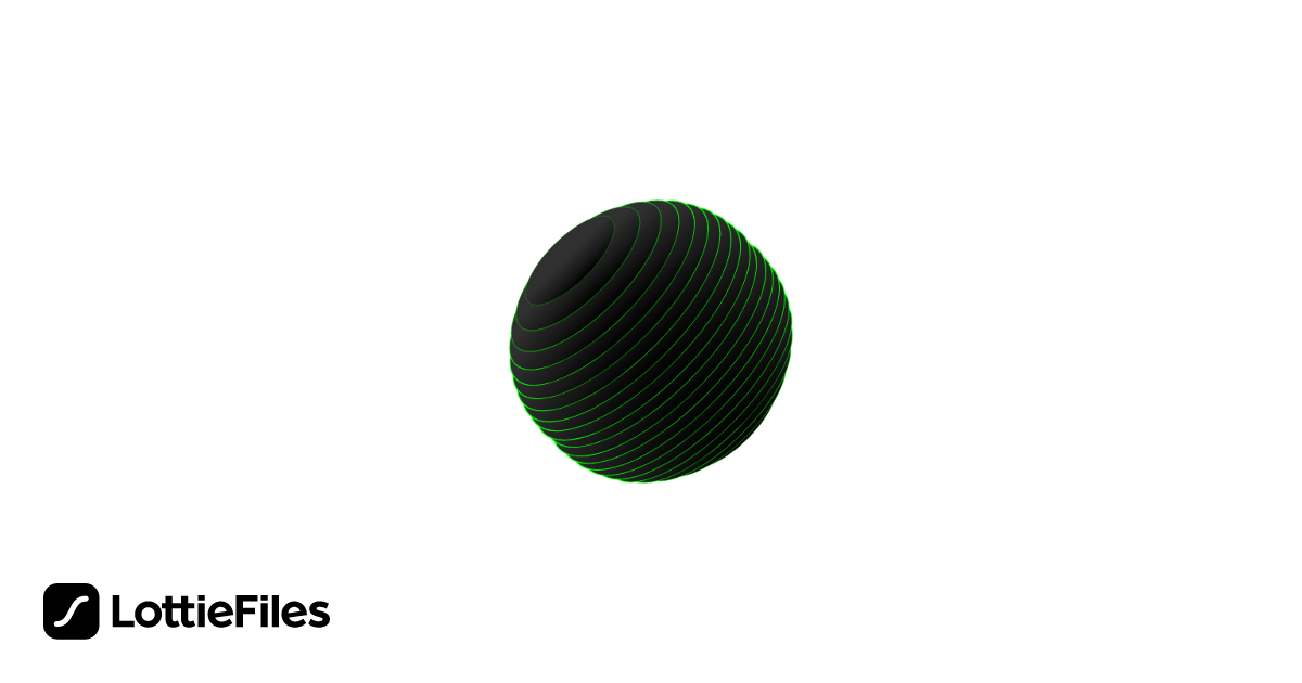Free Green 3d ball Animation by PersonaWeb | LottieFiles