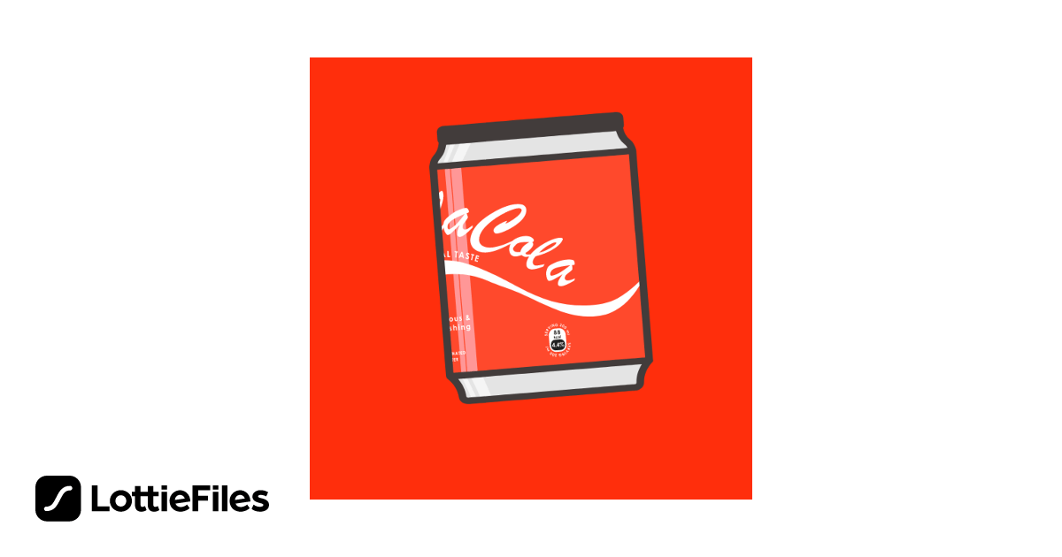 Free Cola Cola Animation by Nookfulloption | LottieFiles