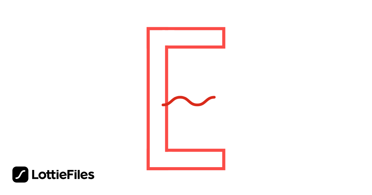 Free Dropcap E Animation by dannell | LottieFiles
