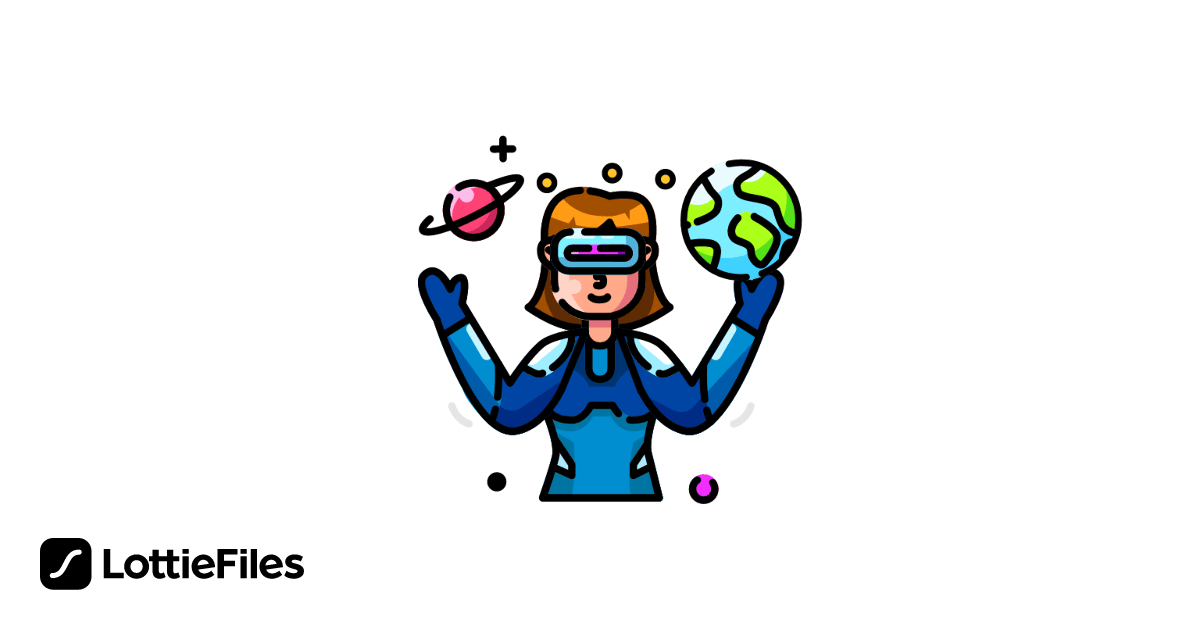 Free Virtual Space Metaverse - Lottie Animation Animation by Graphiqa ...