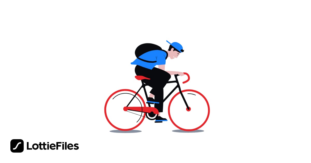 Free Bicycle Ride Animation by Anamoul ROUF | LottieFiles