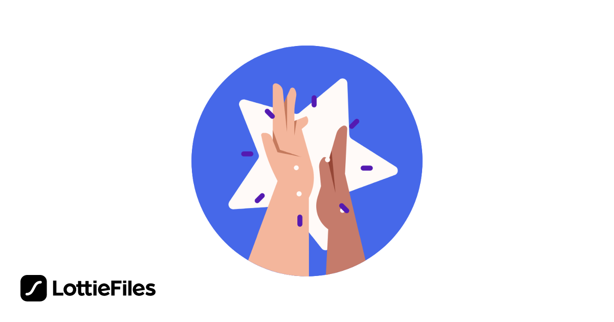 Free High Five Animation by ANIGRAV studio | LottieFiles