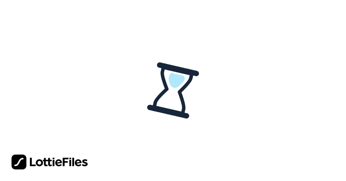 Free Hourglass loading Animation by Asad Hussain | LottieFiles