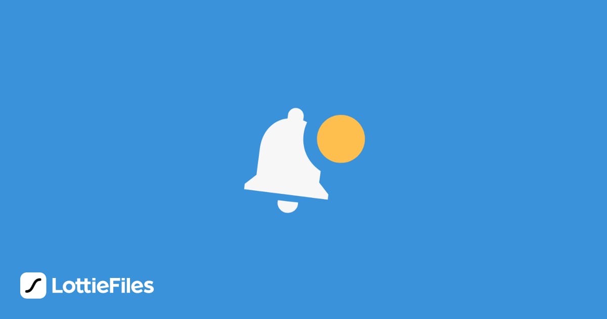 Free Notification Animation by TaiNguyen | LottieFiles