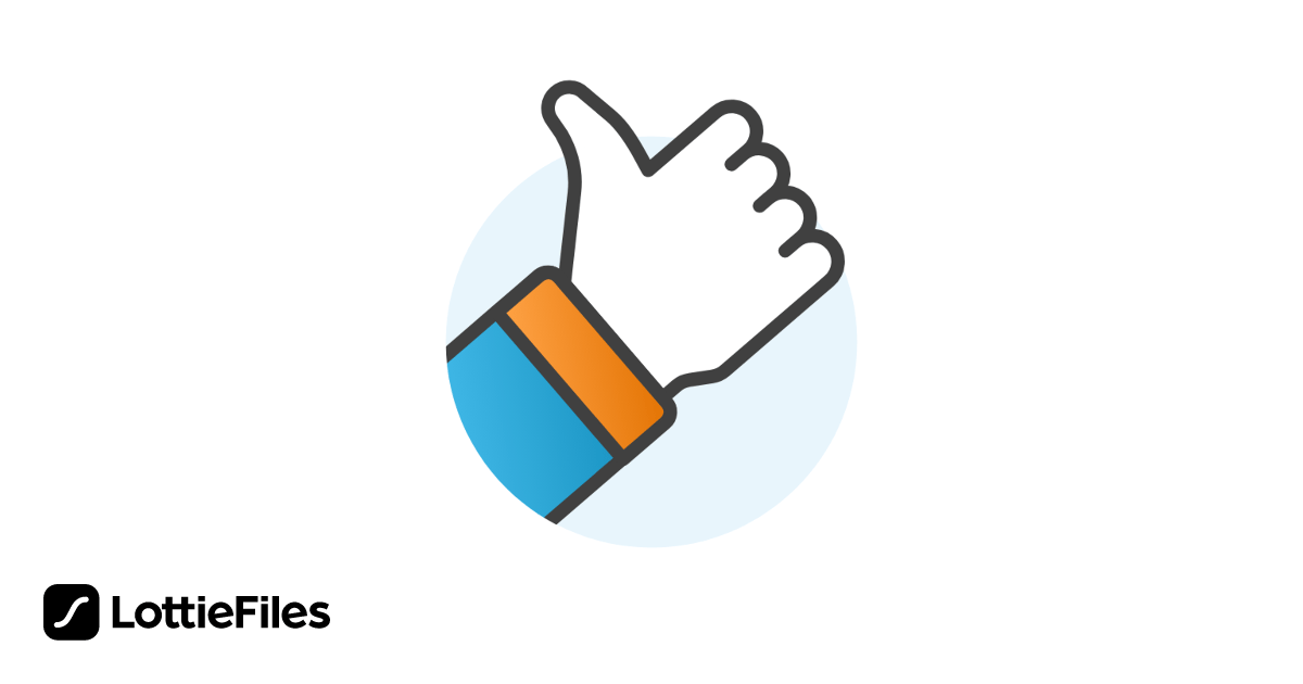 Free Thumbs up Animation by Batuhan Arican | LottieFiles