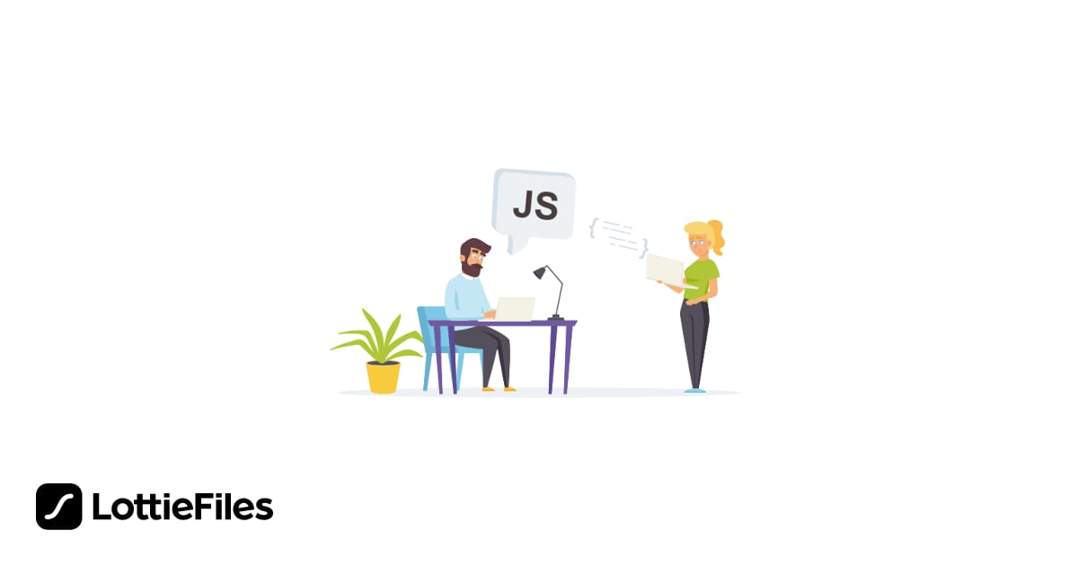 Free Software development Scene Animation by Md. Imam Hossain | LottieFiles