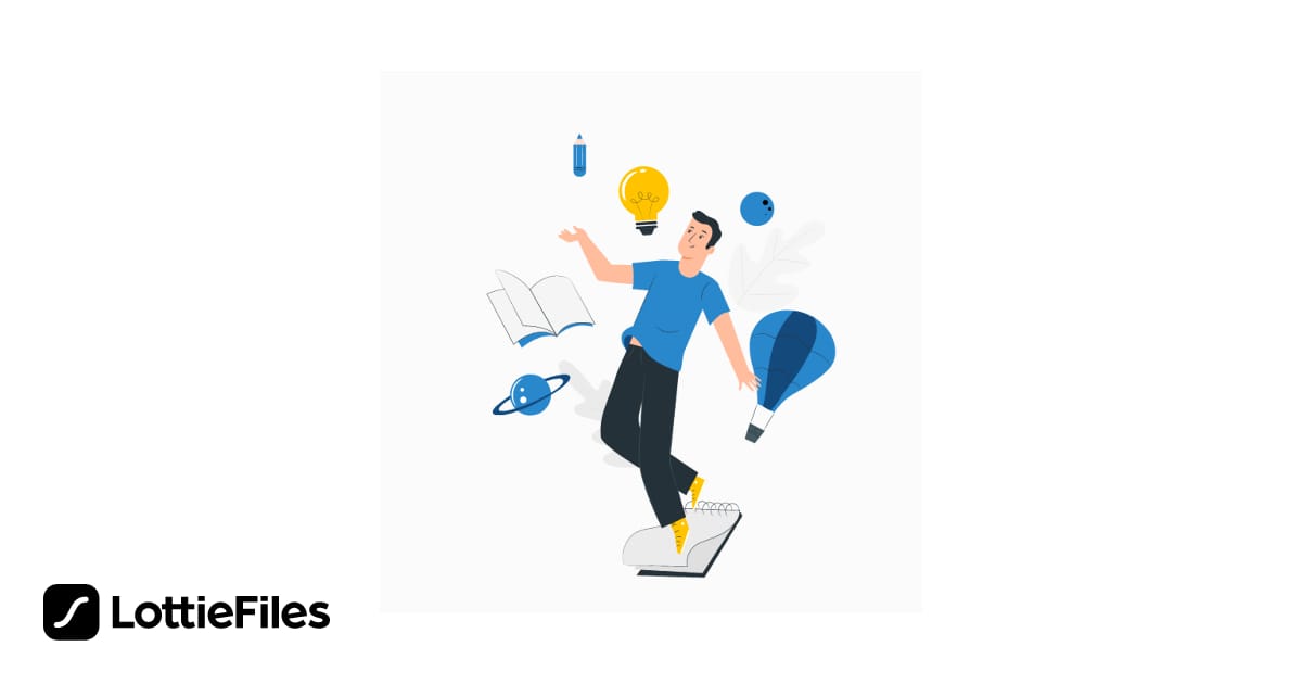 Free Education Float Animation by Kiss UX Design | LottieFiles