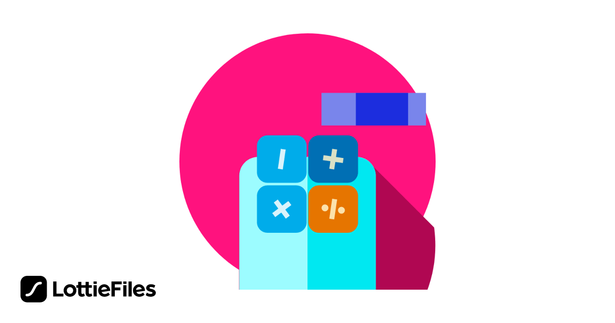 Free calculator Animation by Hari Babu | LottieFiles