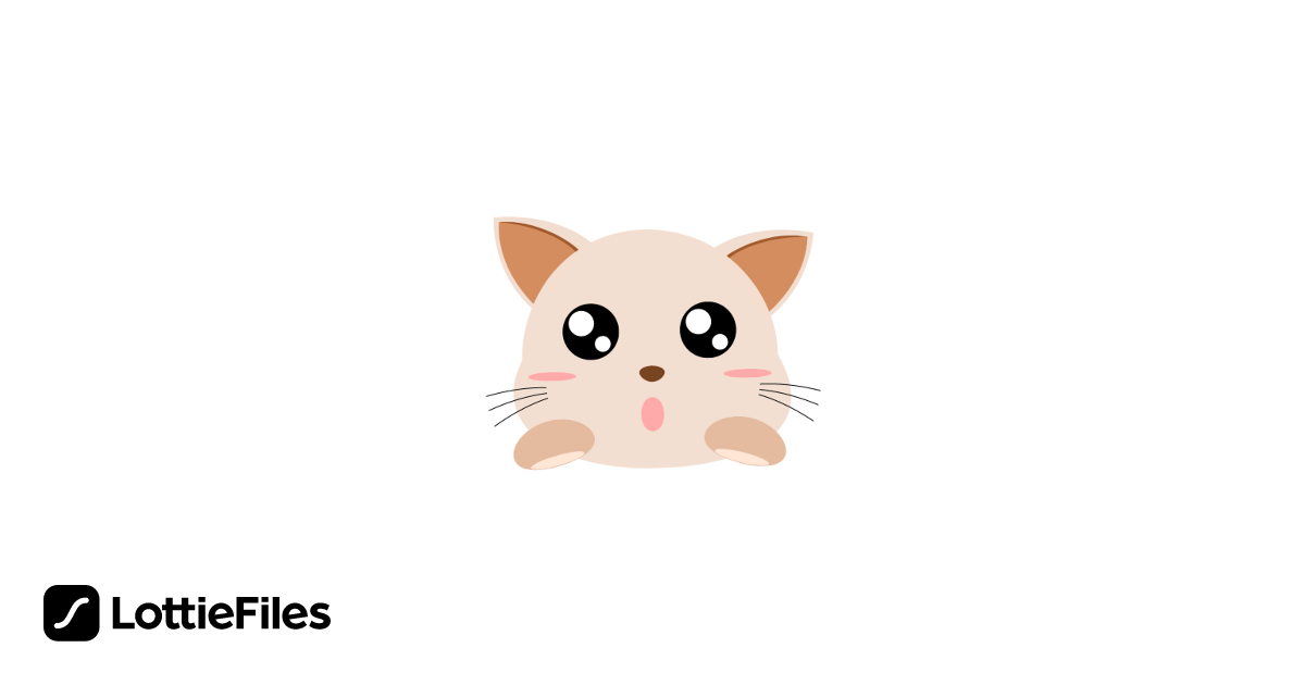 Free Kitty Confused Animation by Nastinator | LottieFiles