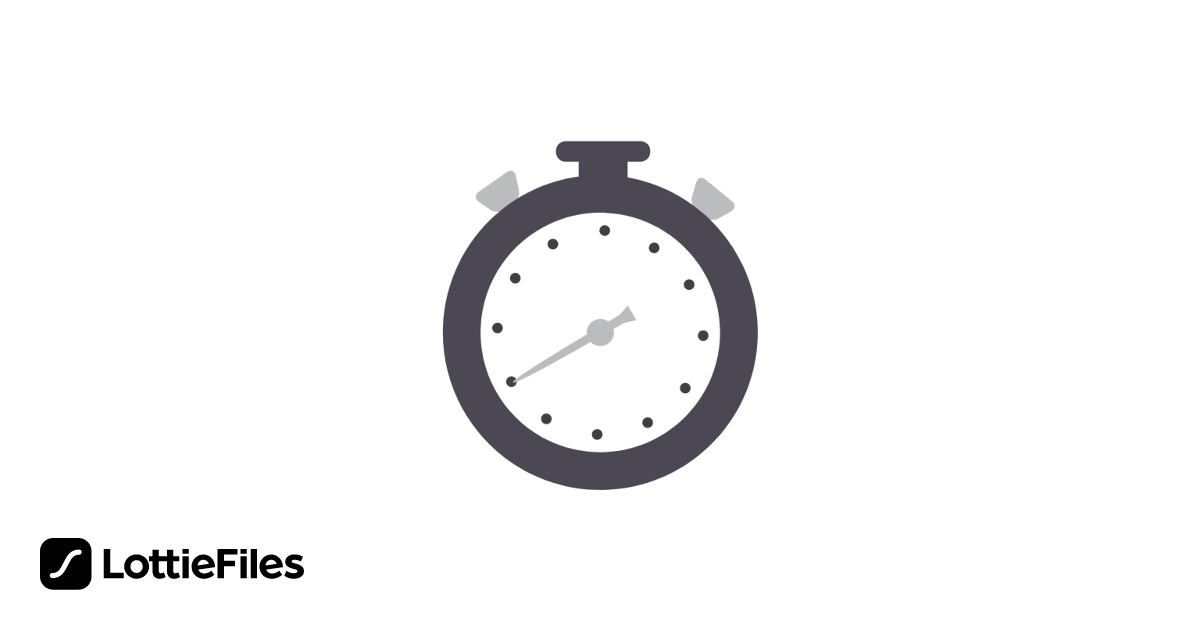 Free Stopwatch Animation by Amit Vasani | LottieFiles