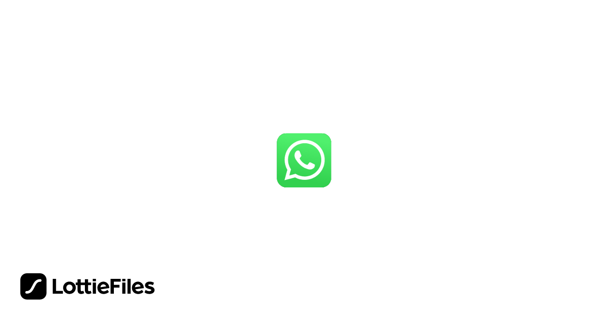 Free WhatsApp Animation by Erico Junior | LottieFiles
