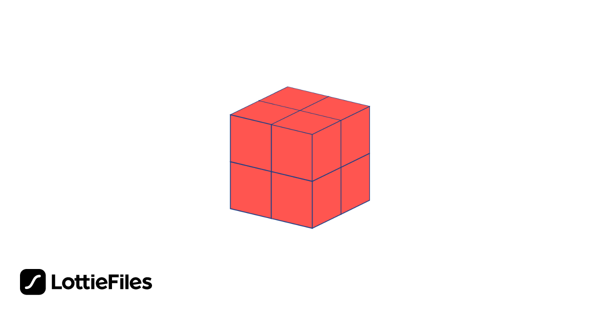 Free Rubik's Cube Animation by Mina Mirzagholi | LottieFiles