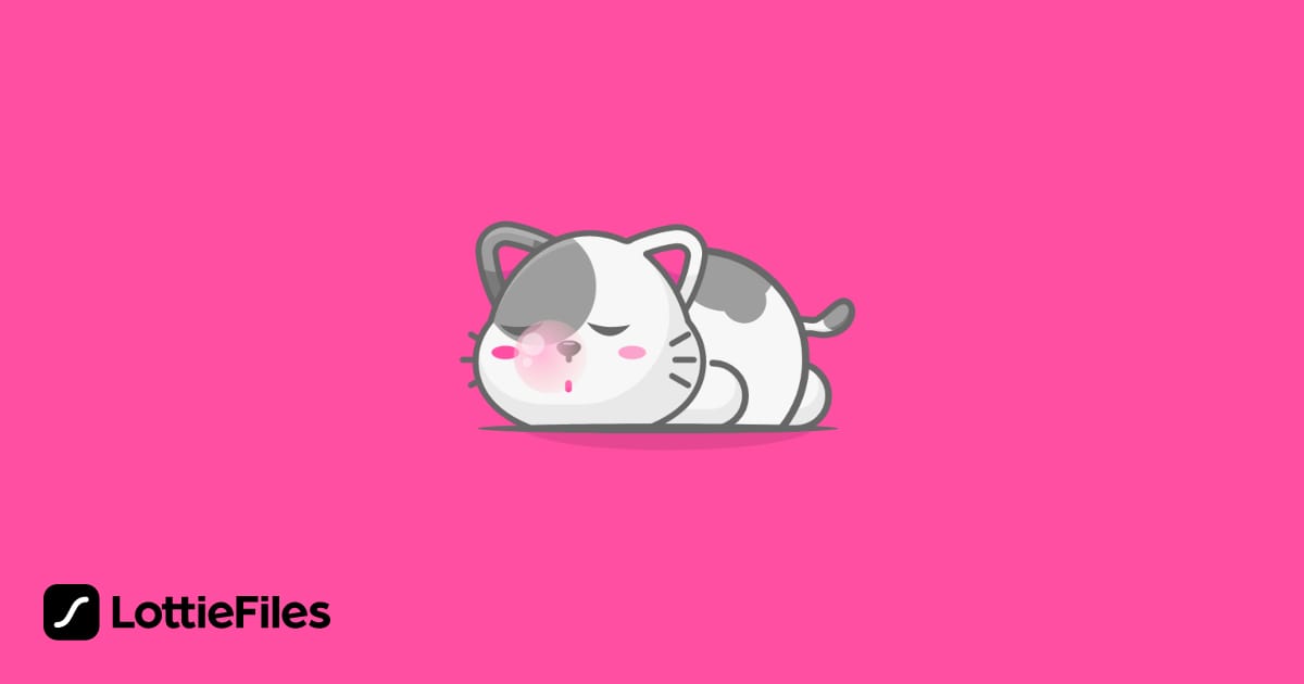 Free Ssssttt!!🤫, Shut up! The cat is sleeping Animation by Bayu ...