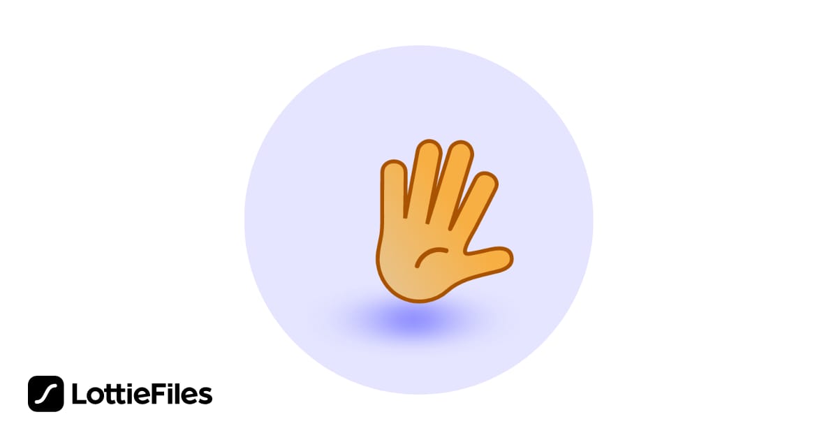 Free Waving Hand Animation by Rúnar Guðbjartsson II | LottieFiles