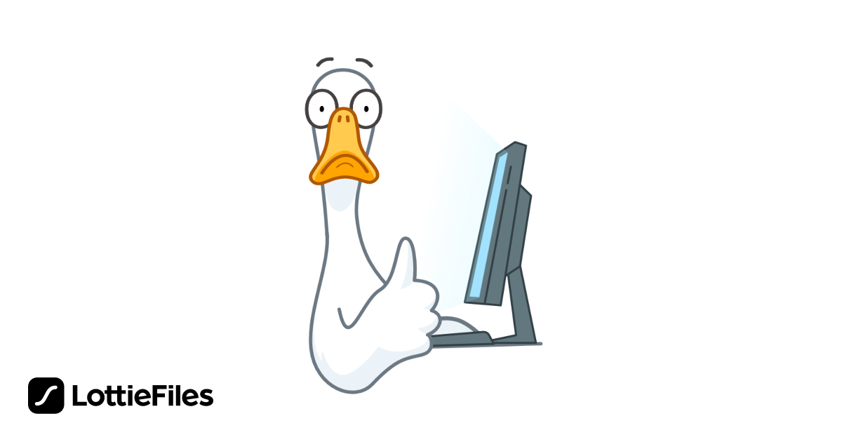 Free duck Animation by Kevin Correa | LottieFiles