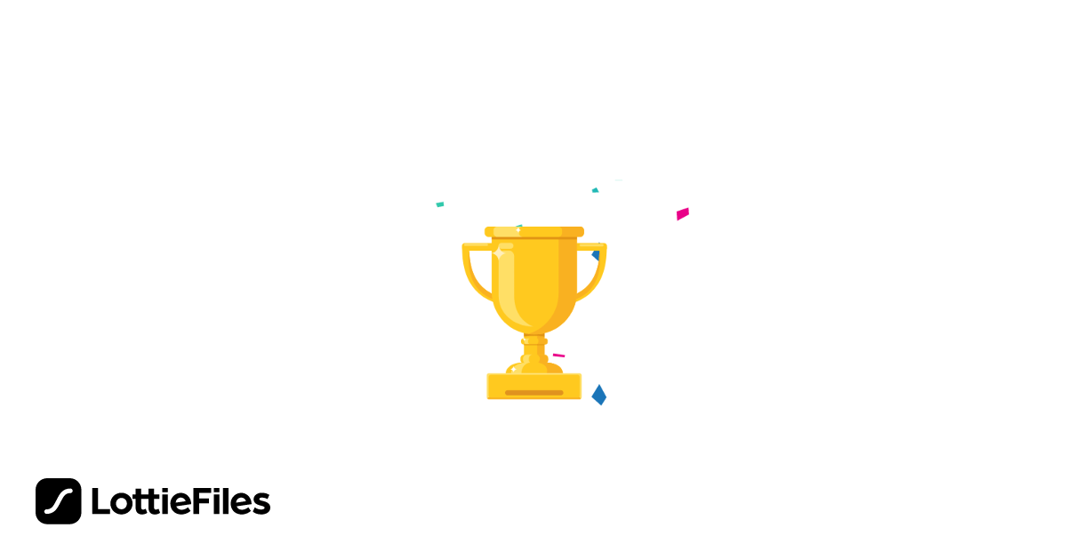 Free Trophy Congratulation Animation by Dinh Bui Xuan | LottieFiles
