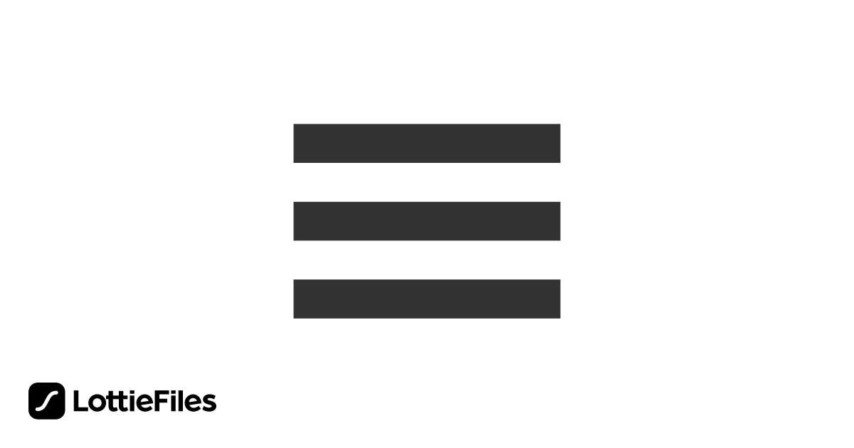 Free Hamburger Arrow Animation by MasumiSankoro | LottieFiles