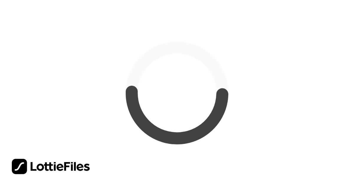 Free Dark Grey Spinning Loader Animation by Ross Bentley | LottieFiles