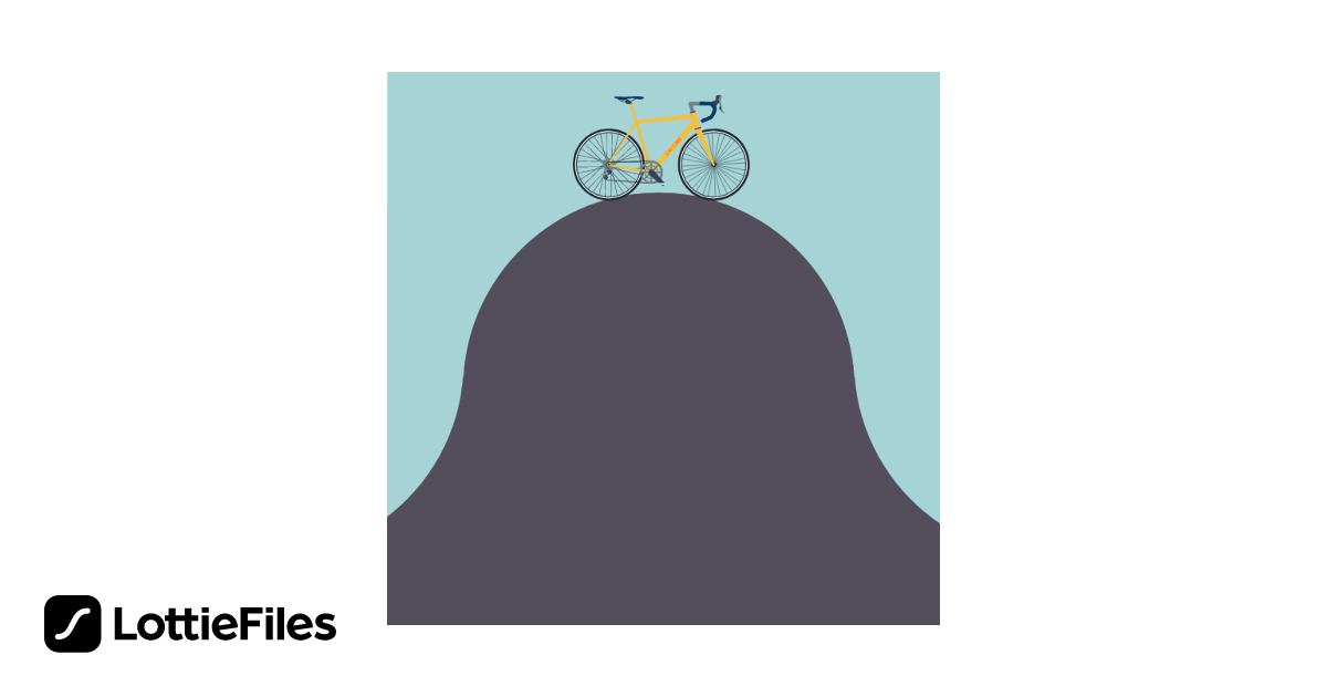 Free Cycle on Hill Animation by Rizwan Asghar | LottieFiles