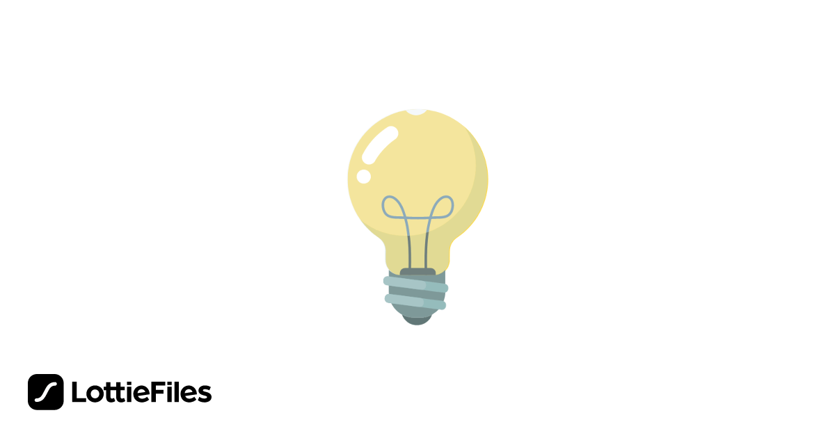 Free Lightbulb Animation by Artur Romanov | LottieFiles