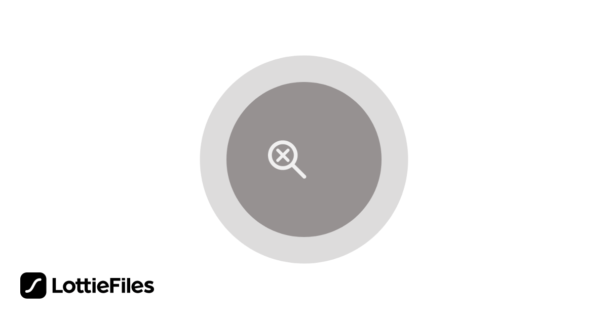 Free Search failed Animation by Louise Feige | LottieFiles