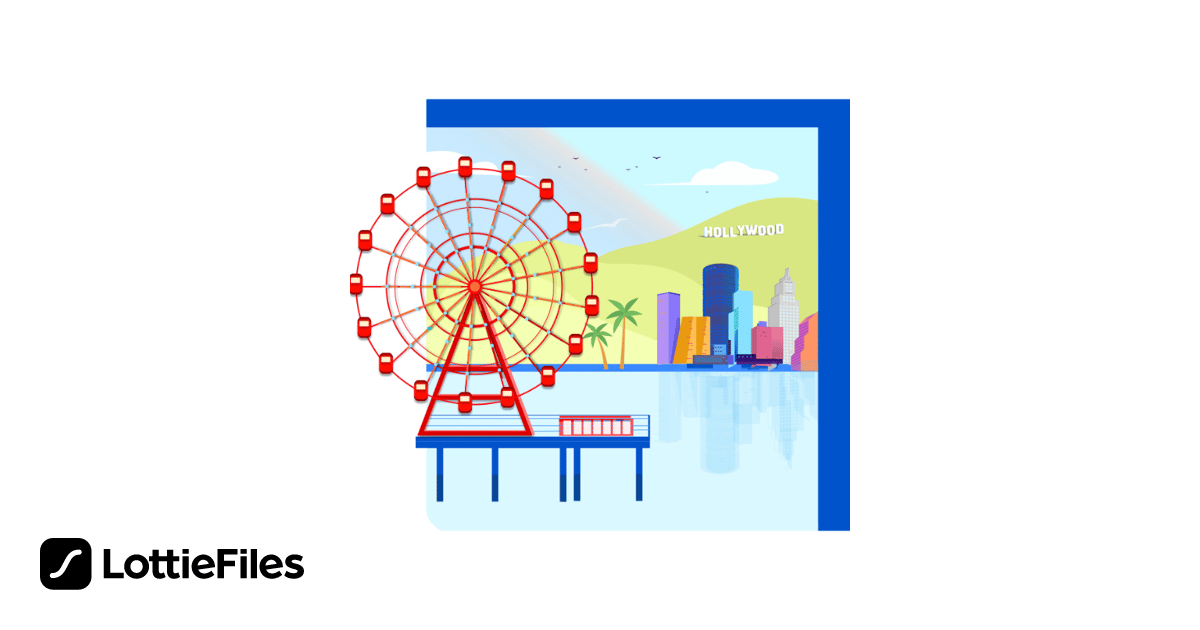 Free Ferris wheel animate Animation by jai maruthi | LottieFiles