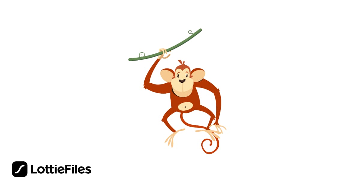 Monkey by H2W - LottieFiles
