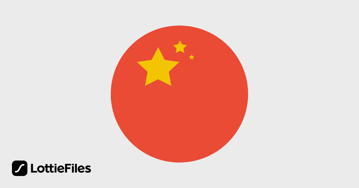 Free Chinese Flag Animation by Nattu Adnan | LottieFiles