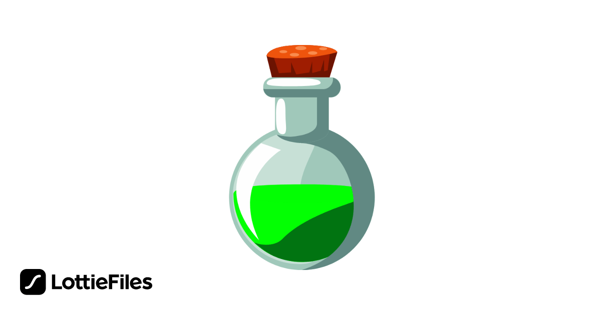 Free Green Potion Animation by Tam Doan | LottieFiles