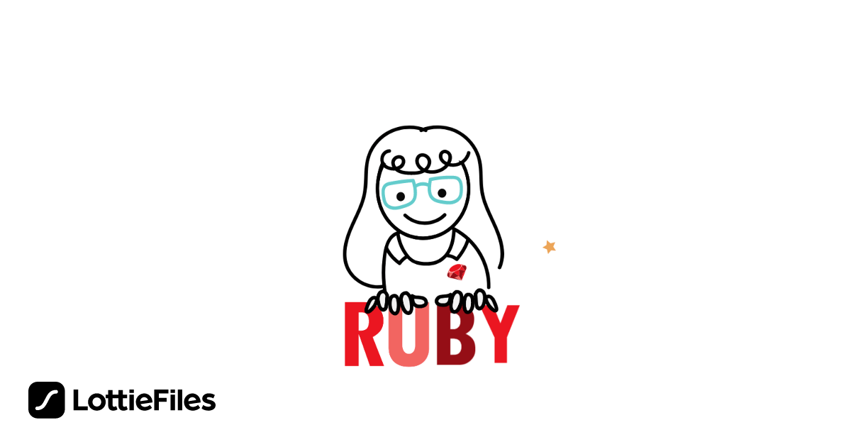 Free Ruby Girl Animation by PaolaMurias | LottieFiles