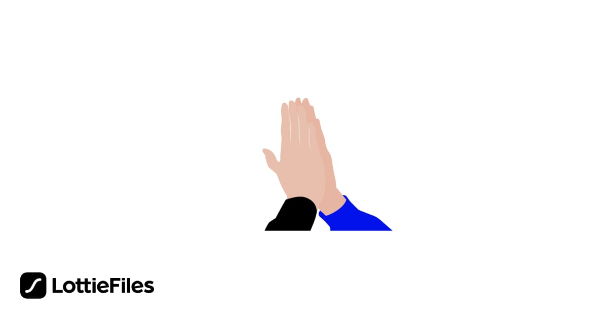 Free High five Animation by Giovanni Danieli | LottieFiles