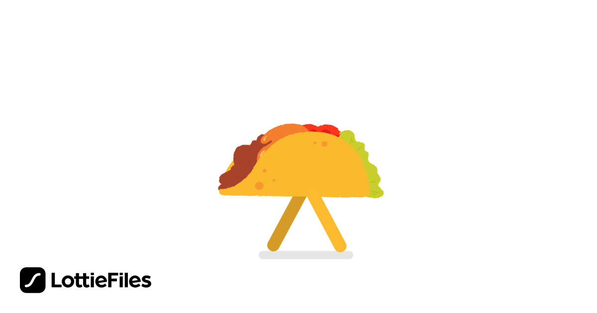 Free Walking taco Animation by Omar Osama | LottieFiles