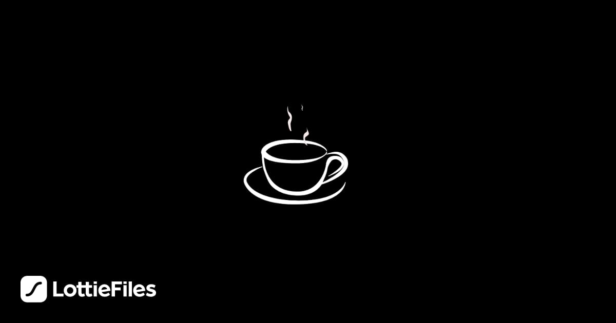 Hot Coffee Loading Animation By Del Veritas Lottiefiles