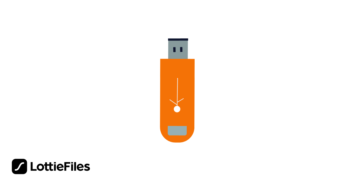 Splash Animation의 무료 USB Memory Stick Animation 애니메이션 | 로티파일