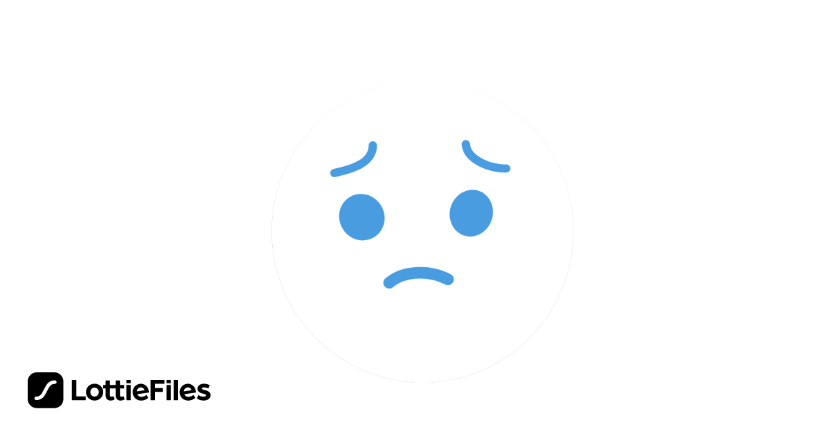 Free Sad Face Animation by Alexander Leonhardt | LottieFiles